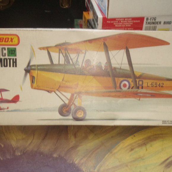 MATCHBOX | Toys | Matchbox Model Kit Dh82ac Tiger Moth Builds 3 ...